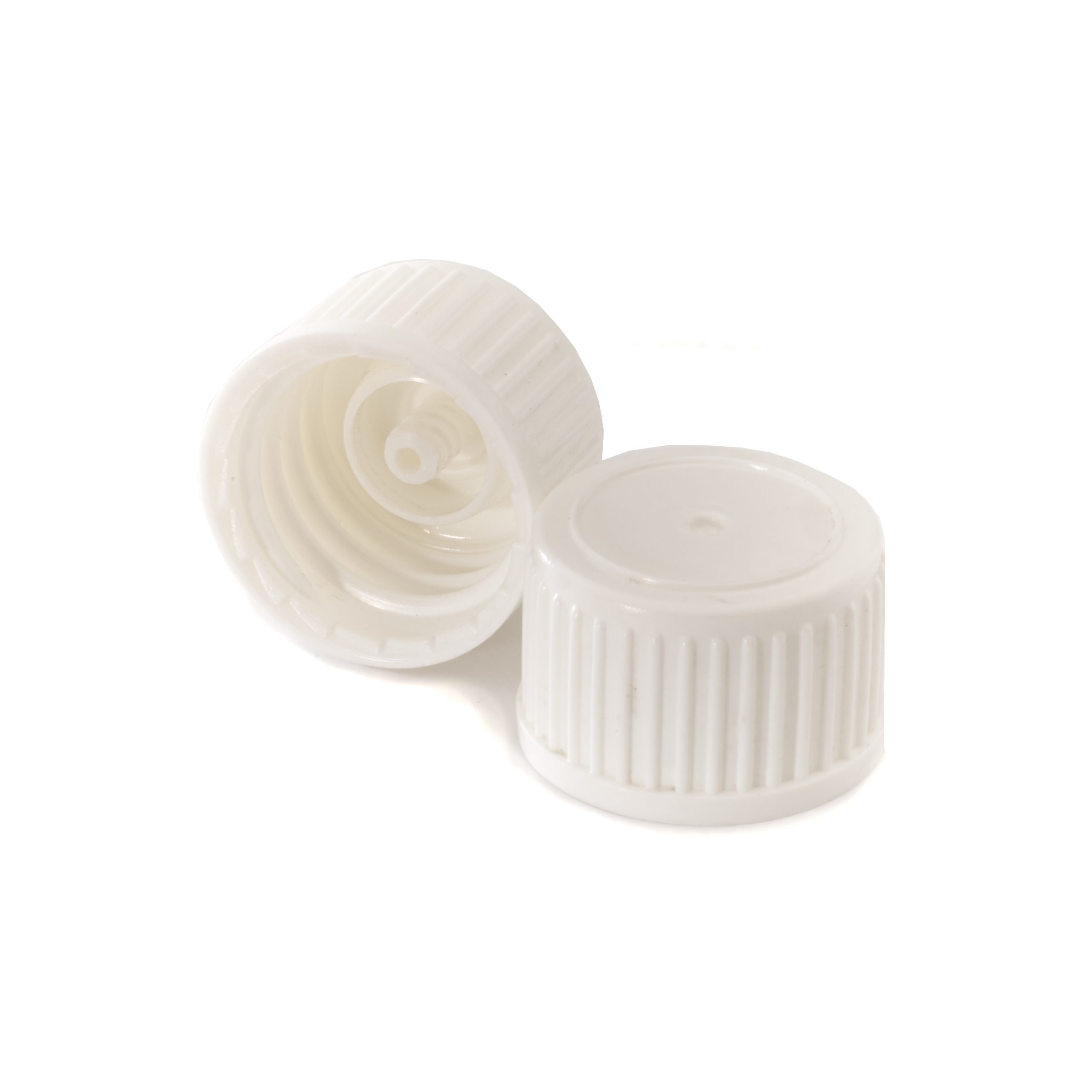 GL18 White PP Boreseal Cap - Instapac